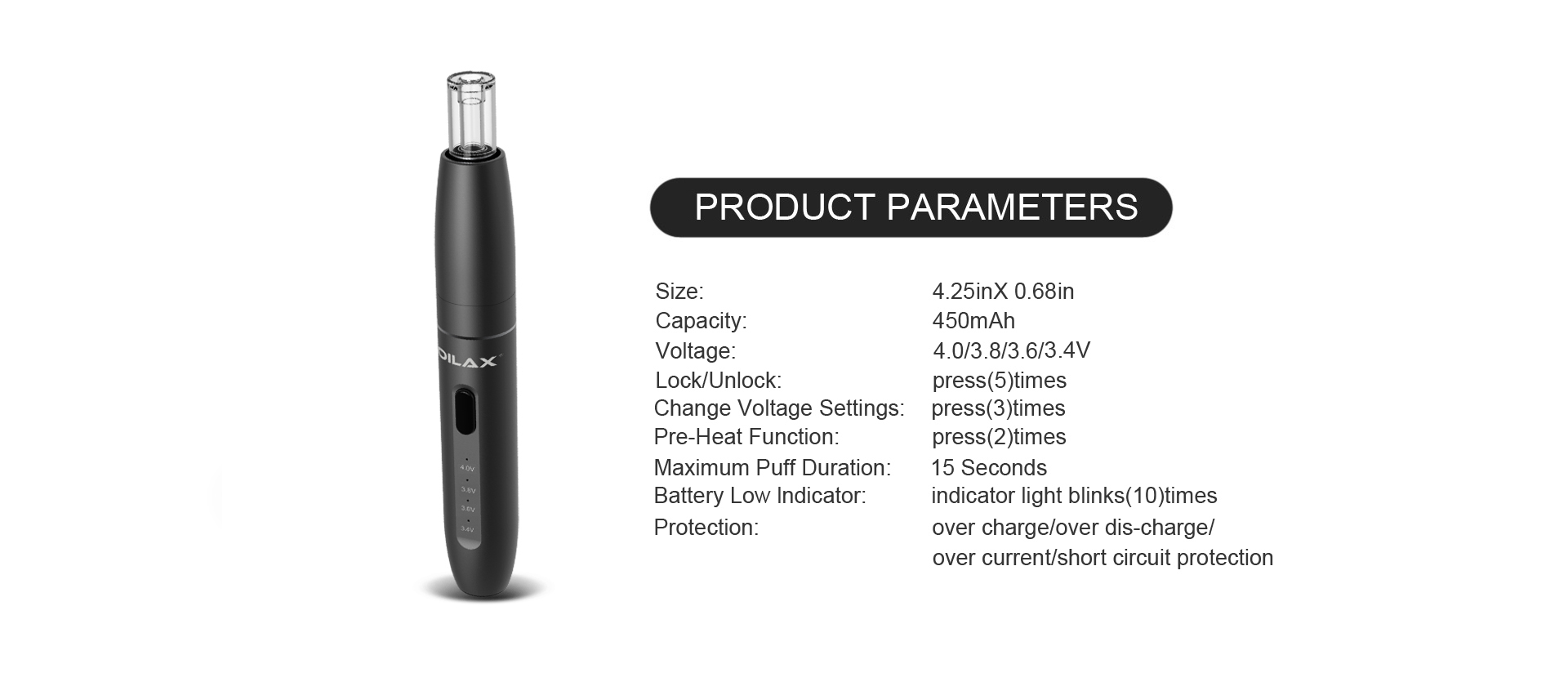 OILAX VIBRATE PEN | henruivapor